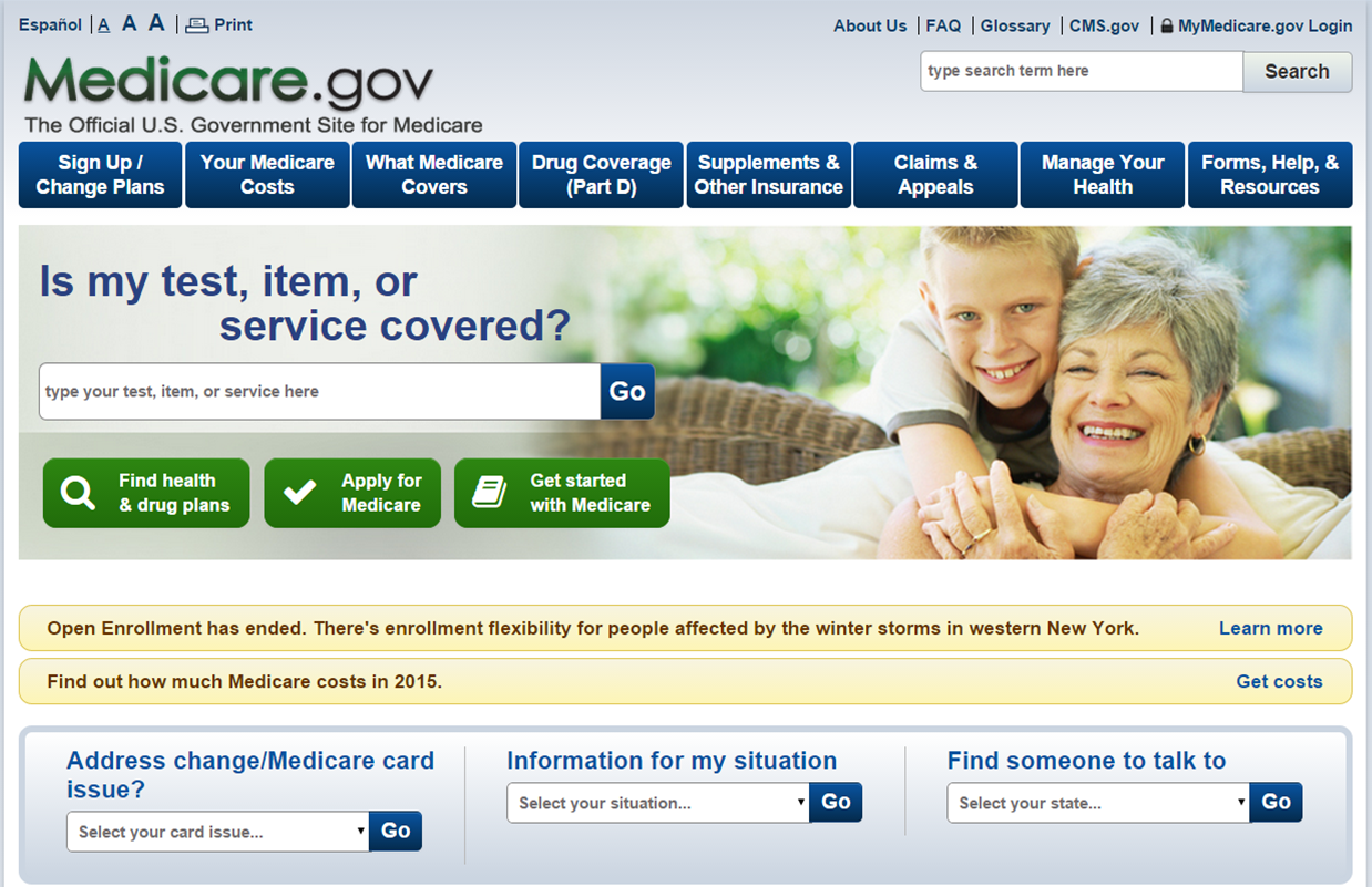 Medicare Timeline – 1998 Medicare homepage Updated | KFF
