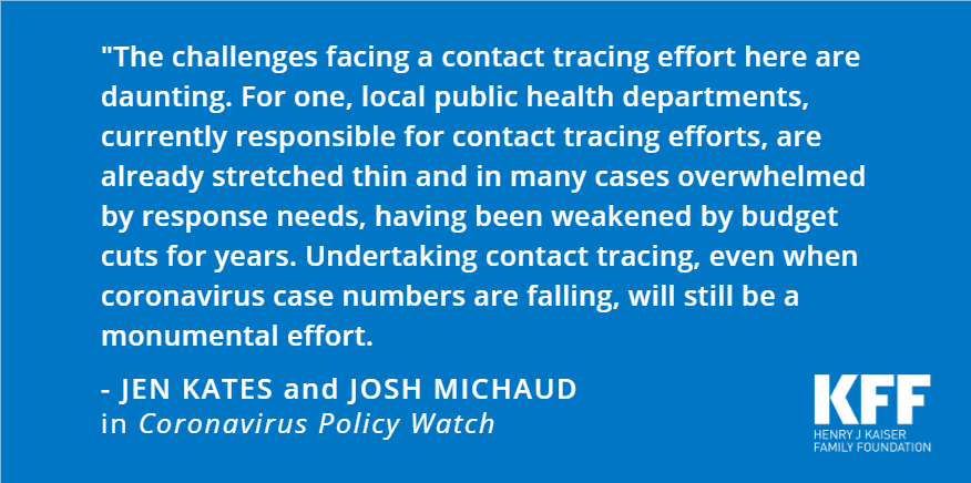 Is Contact Tracing Getting Enough Attention in U.S. Coronavirus ...