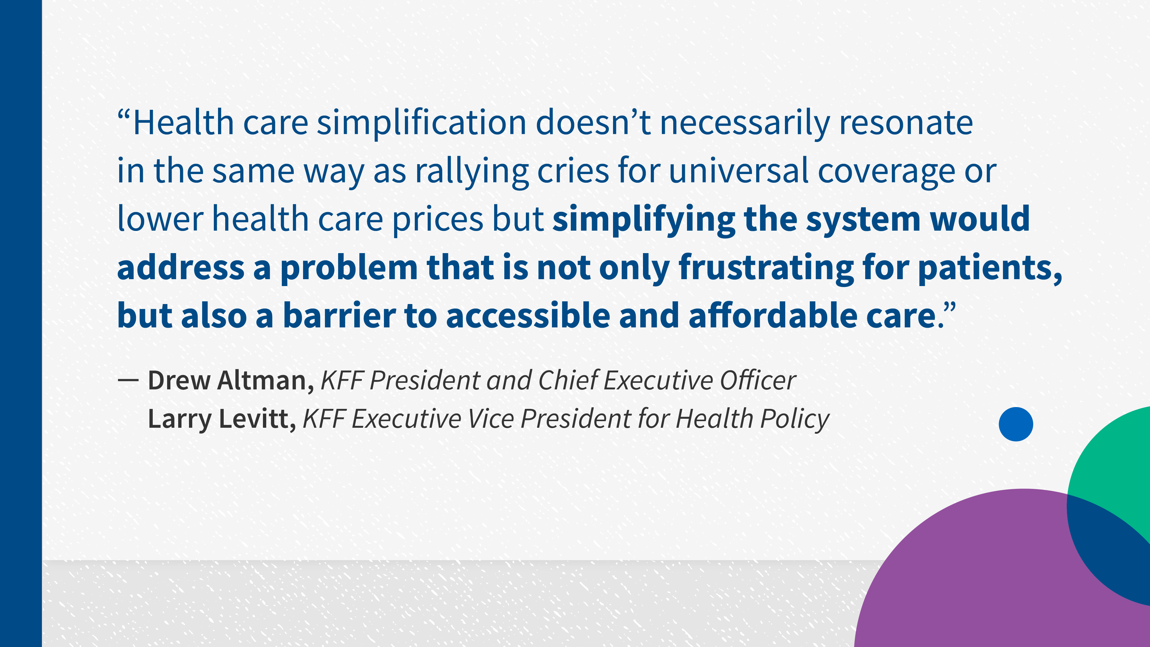 Complexity in Our Health Care System is the Enemy of Access and ...