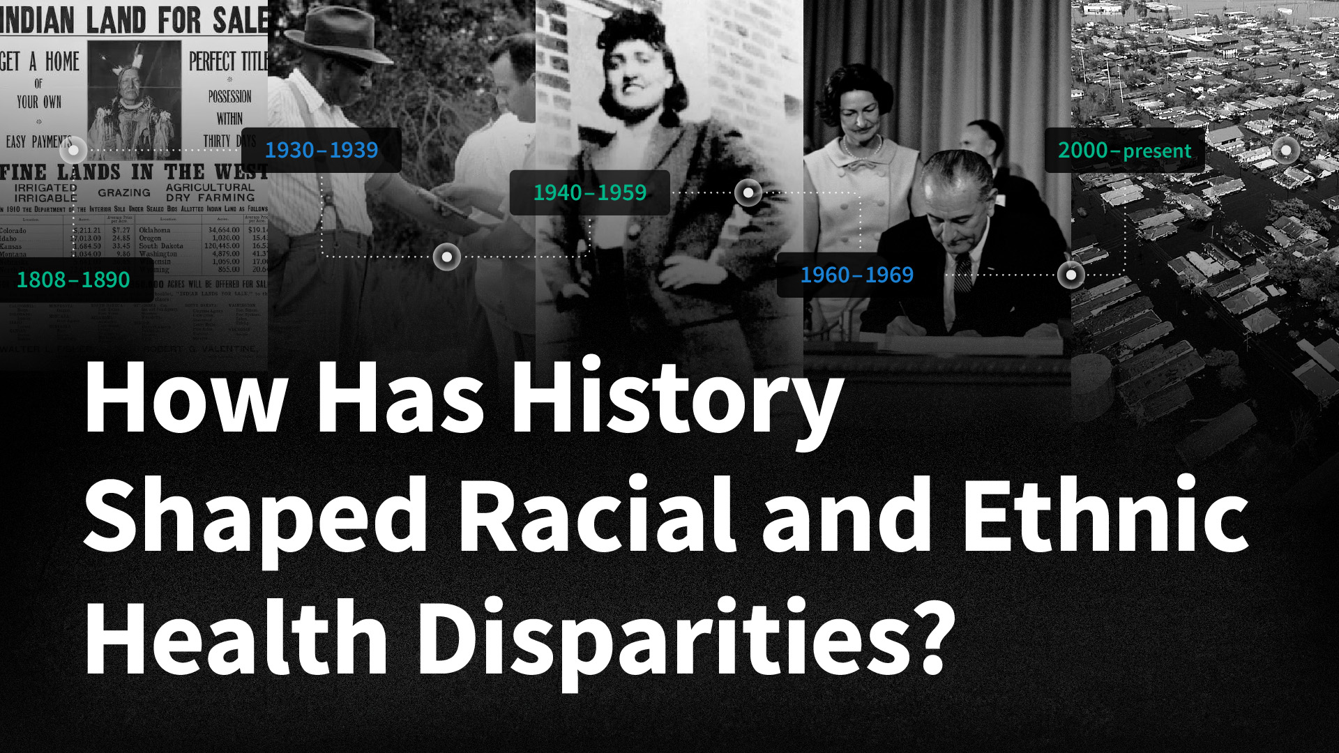 How History Has Shaped Racial and Ethnic Health Disparities: A Timeline ...