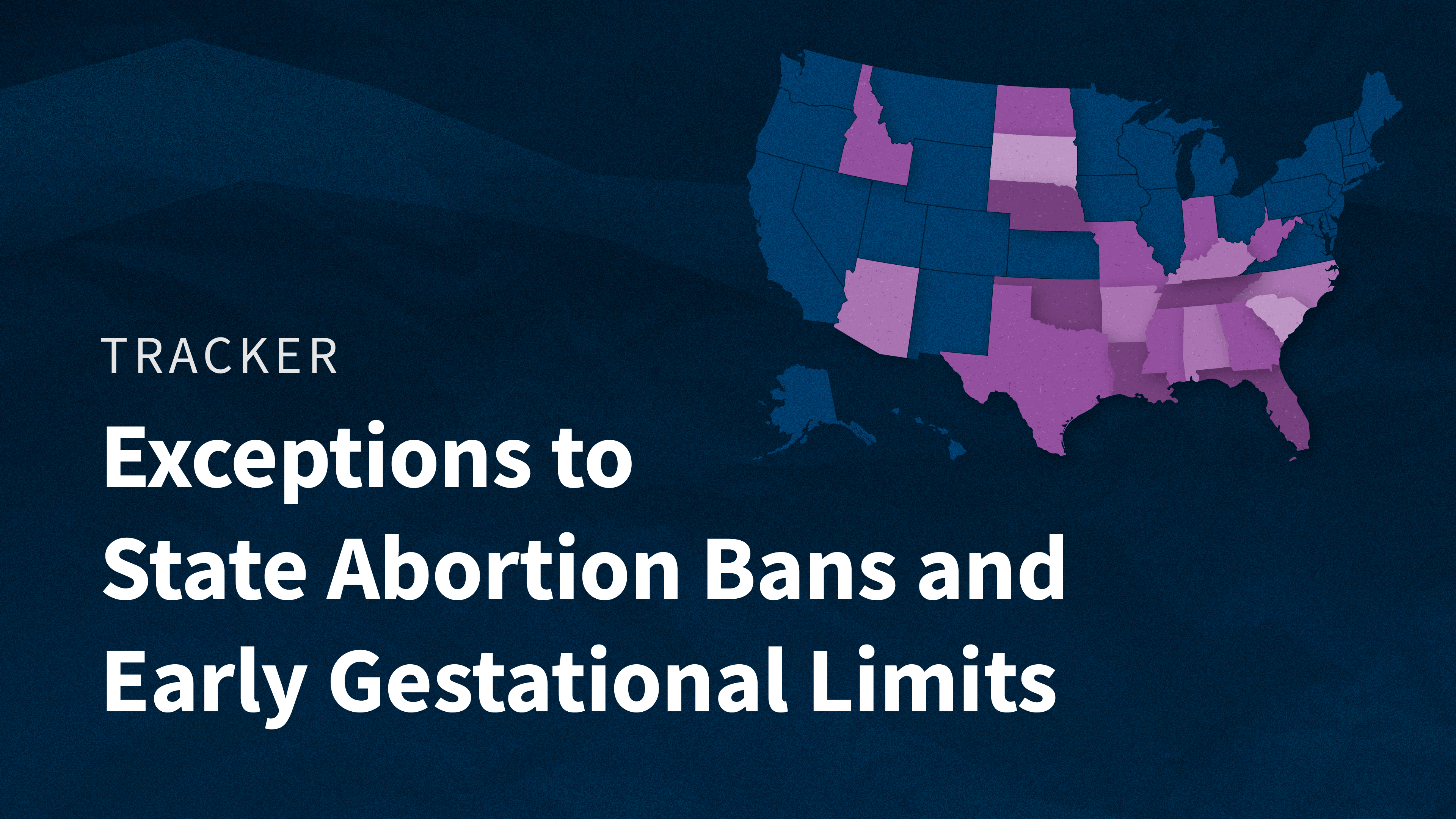 Policy Tracker: Exceptions to State Abortion Bans and Early Gestational Limits | KFF