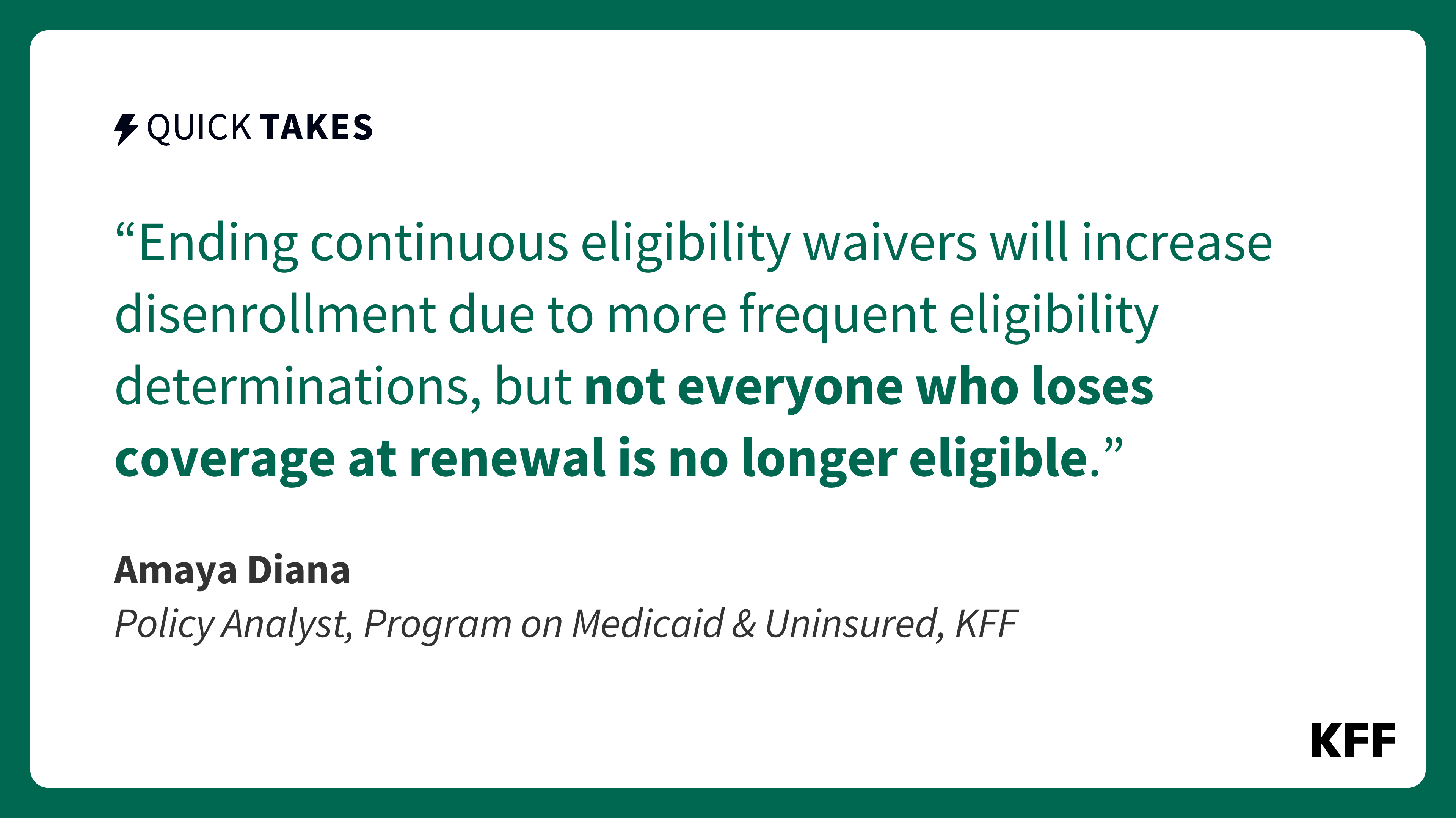 State Waivers for Continuous Medicaid Eligibility to End Under CMS ...